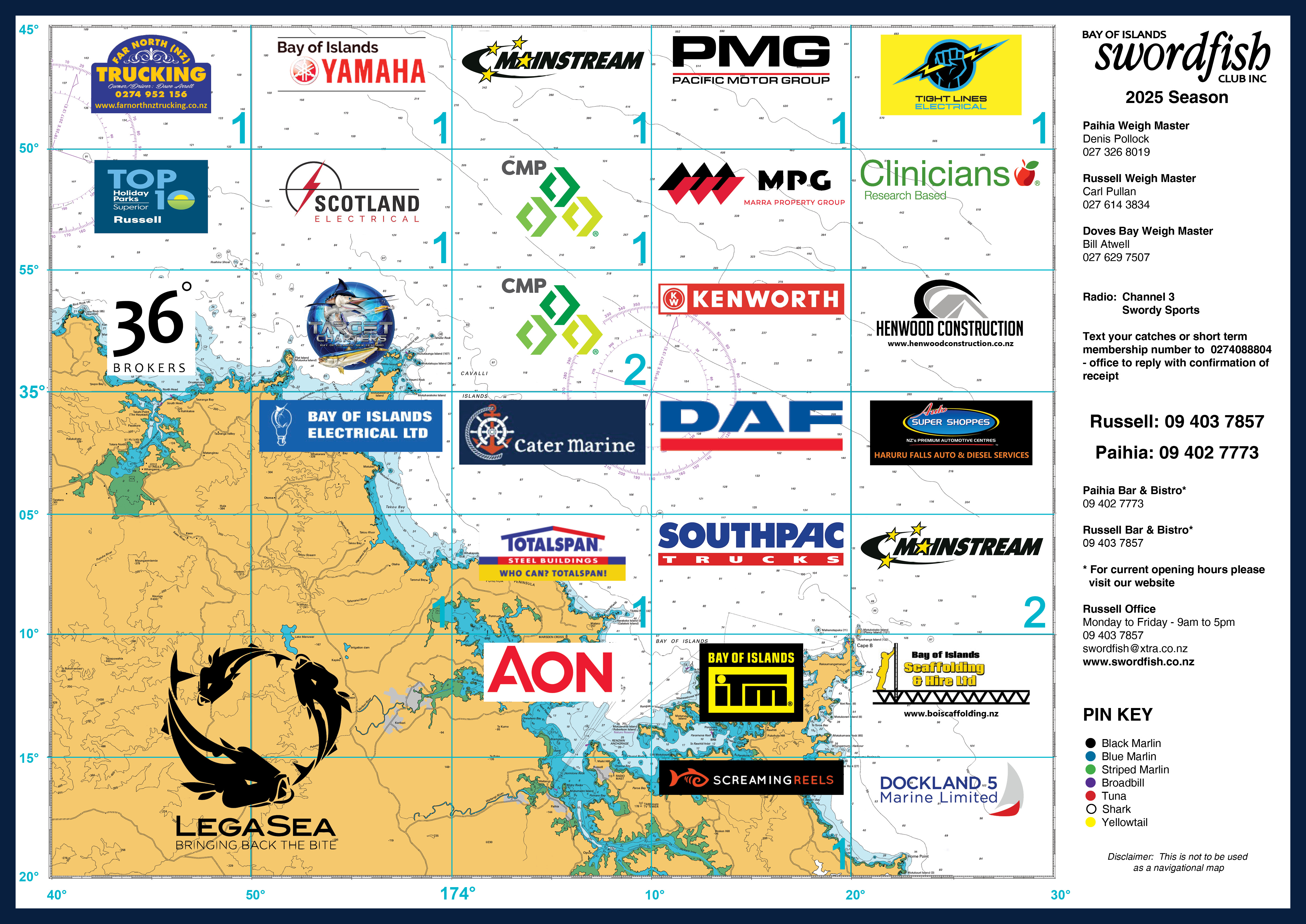 Gridmap BOI 2025 | BAY OF ISLANDS SWORDFISH CLUB (INC)